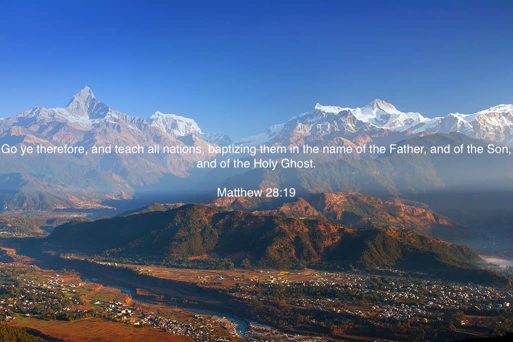 Go ye therefore and teach all nations – discipleship